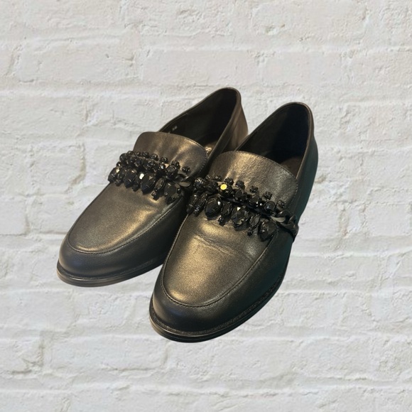 SENSO | Shoes | Senso Black Flats With Decorative Embellishments Womens ...